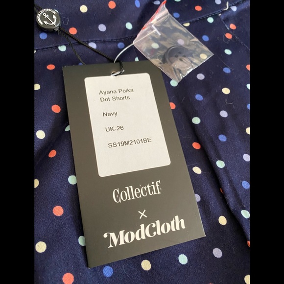 Modcloth | Shorts | Modcloth Collectif Shorts Nwt Size 26uk | Poshmark